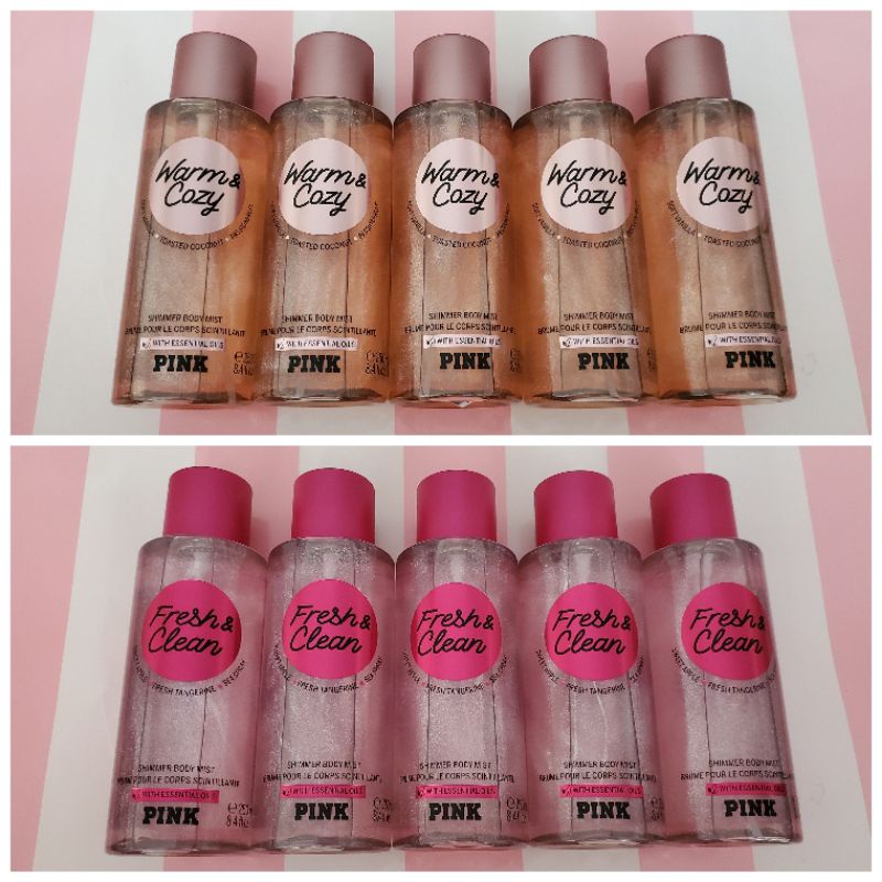 ORIGINAL Victoria's Secret PINK Fragrance Mist Shimmer | Warm & Cozy ...