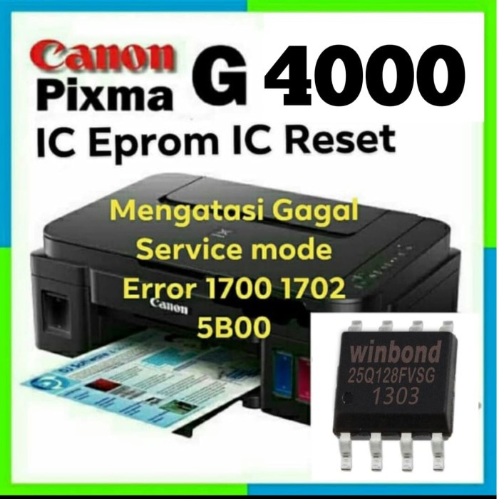 Ic Eprom G4000 IC Eprom G4000 IC Counter IC Reset Canon G4000 | Shopee ...