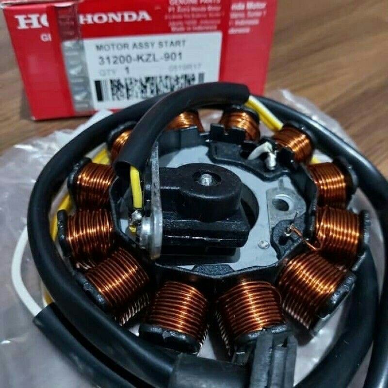 Spull Assy Stator Comp Spool Pulser Honda Beat FI PGM CBS Vario 110 LED ...