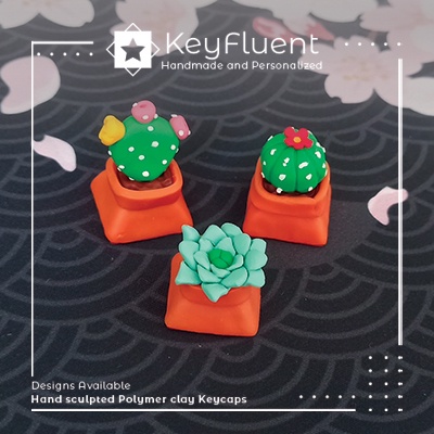 Cactus Artisan Polymer Clay Keycap | Shopee Philippines
