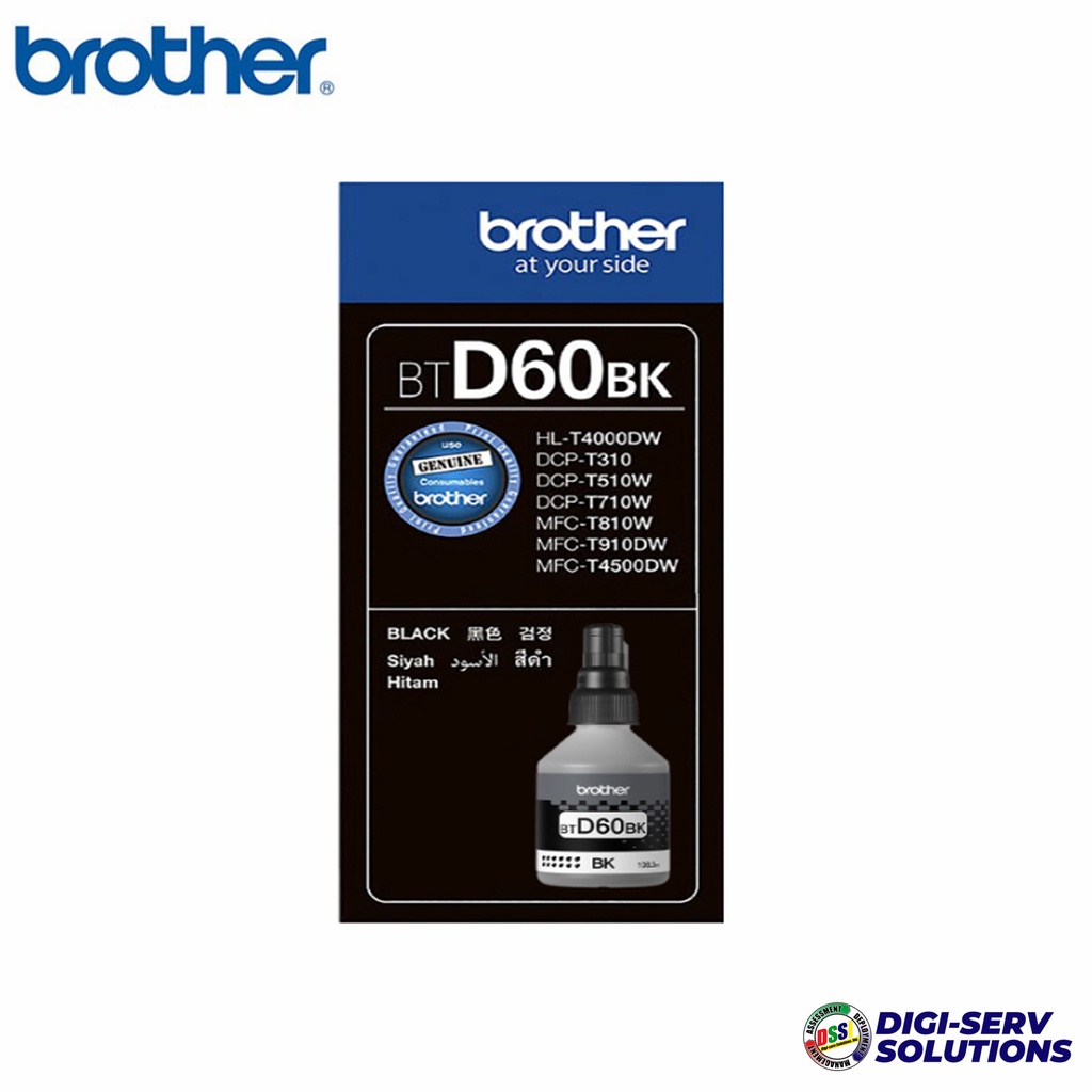Brother Ink Black (BTD60BK) for DCP-T310, T510W, T710W, MFC-T910DW ...