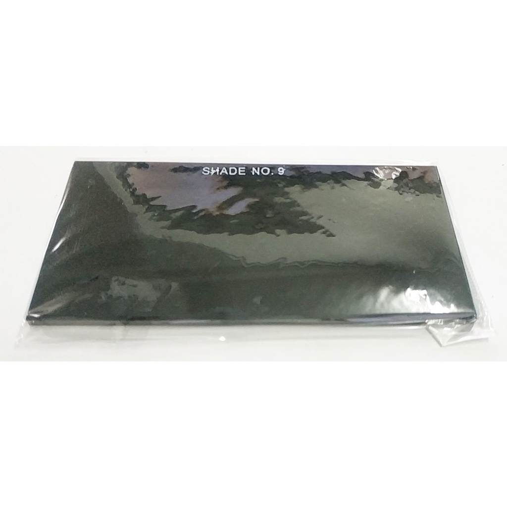 DARK GLASS FOR WELDING MASK NO. 9 ( 2.7MM X 2" X 4-1/4") MEISONS ...