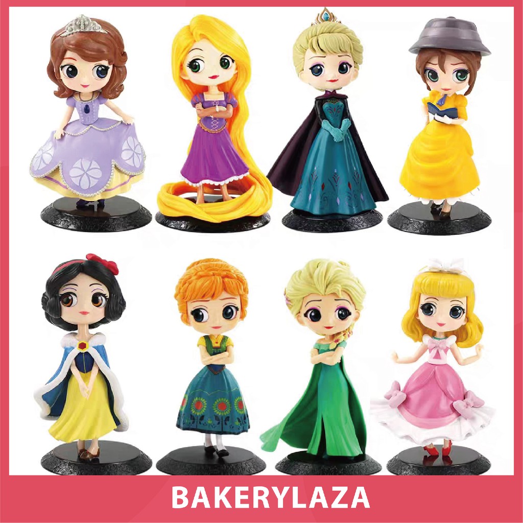 Disney Princess Elsa Anna Snow White Frozen Sofia Mermaid Aurora Bo ...