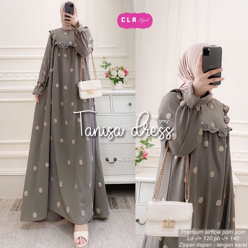 TANISA DRESS By Clahijab | Shopee Philippines