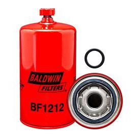 GENUINE Baldwin BF1212 JS Heavy Duty Fuel/Water Separator Spin-on with ...