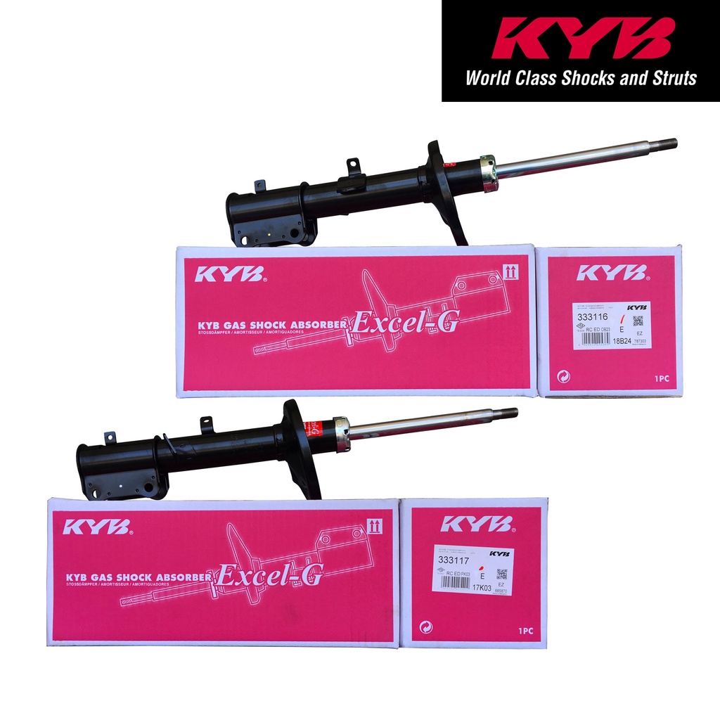 KYB 333116/333117 for Toyota Corolla 1.3, 1.6 EE100, AE101 1993 - 1997 ...