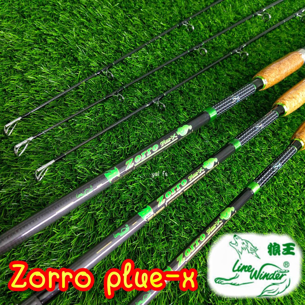 LINE WINDER Wolf Fishing Rod Model ZORRO PLUS-X (2-Piece Spin Rod ...
