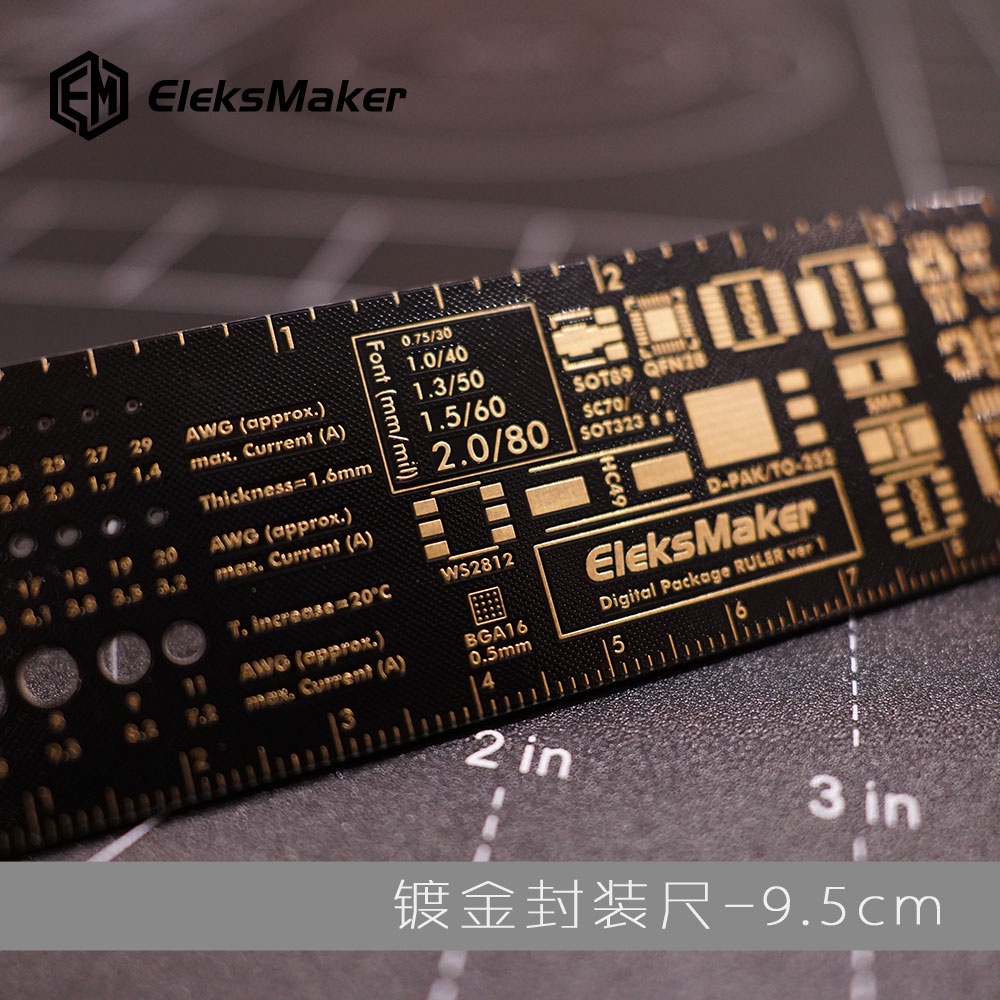 PCB Packaging Ruler Electronic Lovers Belief Creative Design Tool ...