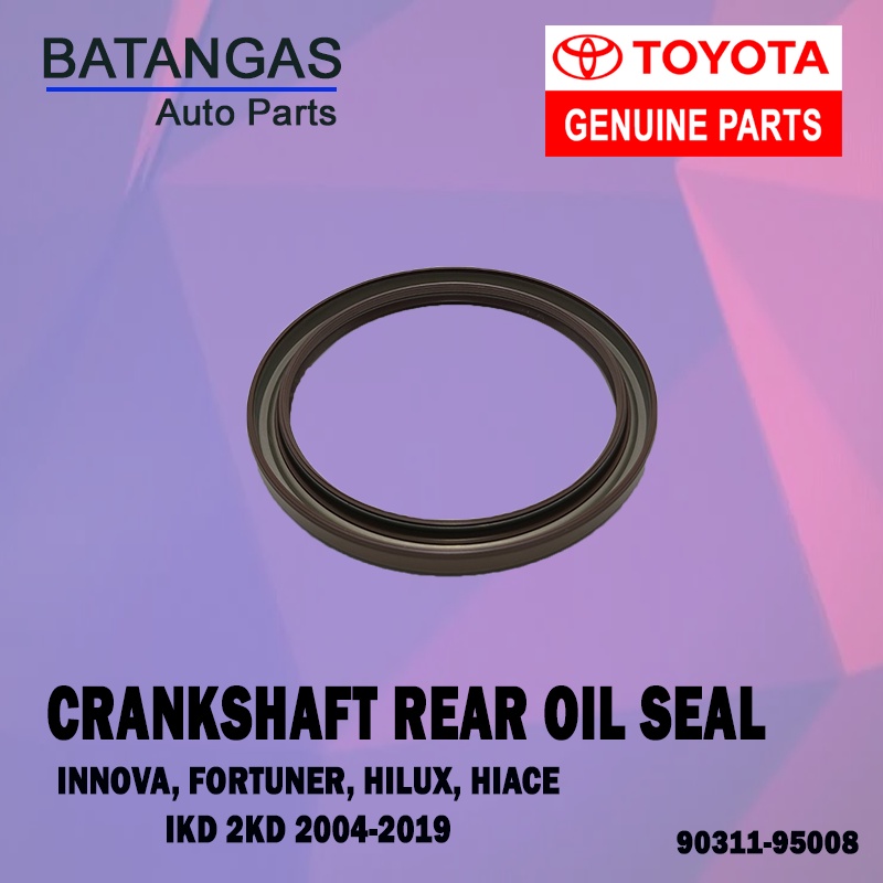 Genuine Crankshaft Rear Oil Seal Toyota Innova/Fortuner/Hilux/Hiace 1KD ...