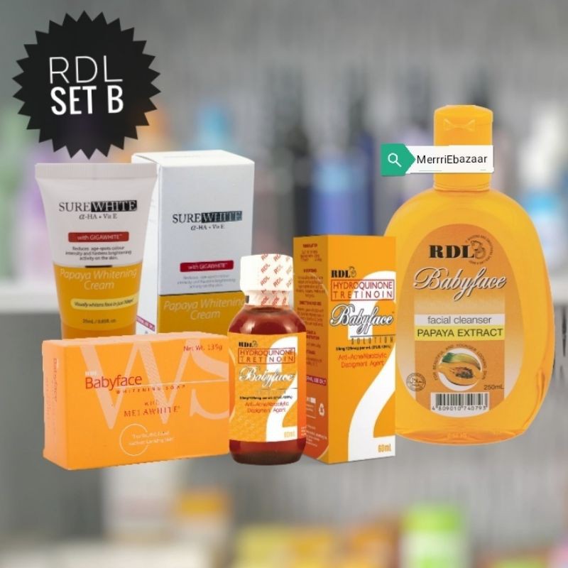RDL Set B (Wash, Cleanse, Treat and Moisturize) | Shopee Philippines