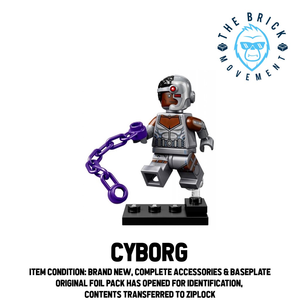 LEGO® Collectible Minifigure Series DC: Cyborg Minifigure | Shopee ...