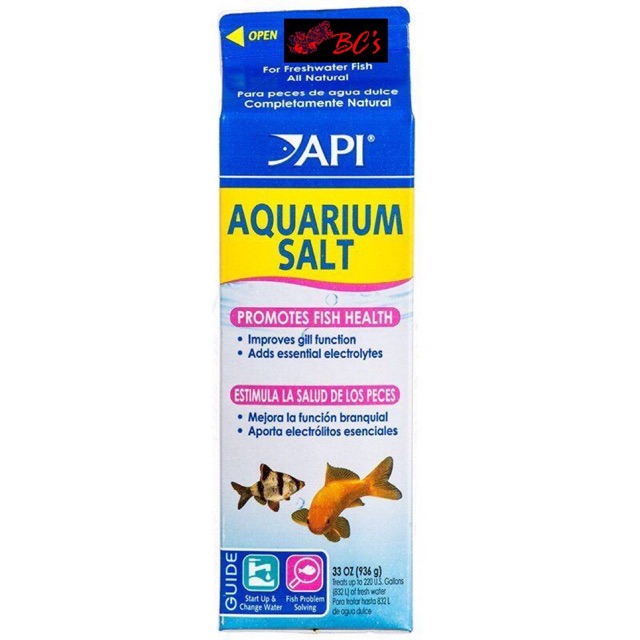 API® AQUARIUM SALT is made from evaporated sea salt and is a must-have ...