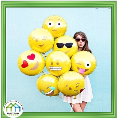 COD BIRTHDAY/PARTY/DECORATION/DESIGN NEEDS EMOJI BALLOON FOIL CHARACTER ...