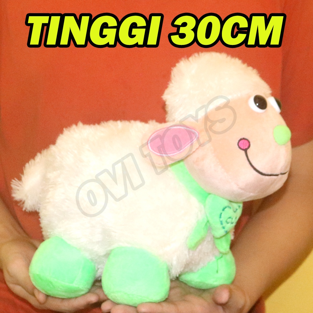 Shaun The Sheep Doll, Rasfur Material, Size 30cm, Labeled SNI | Shopee ...
