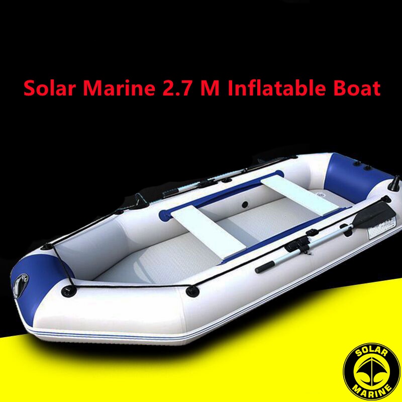 Solar Marine 4 Person 3 M Inflatable Boat PVC Rowing Kayak With Free ...