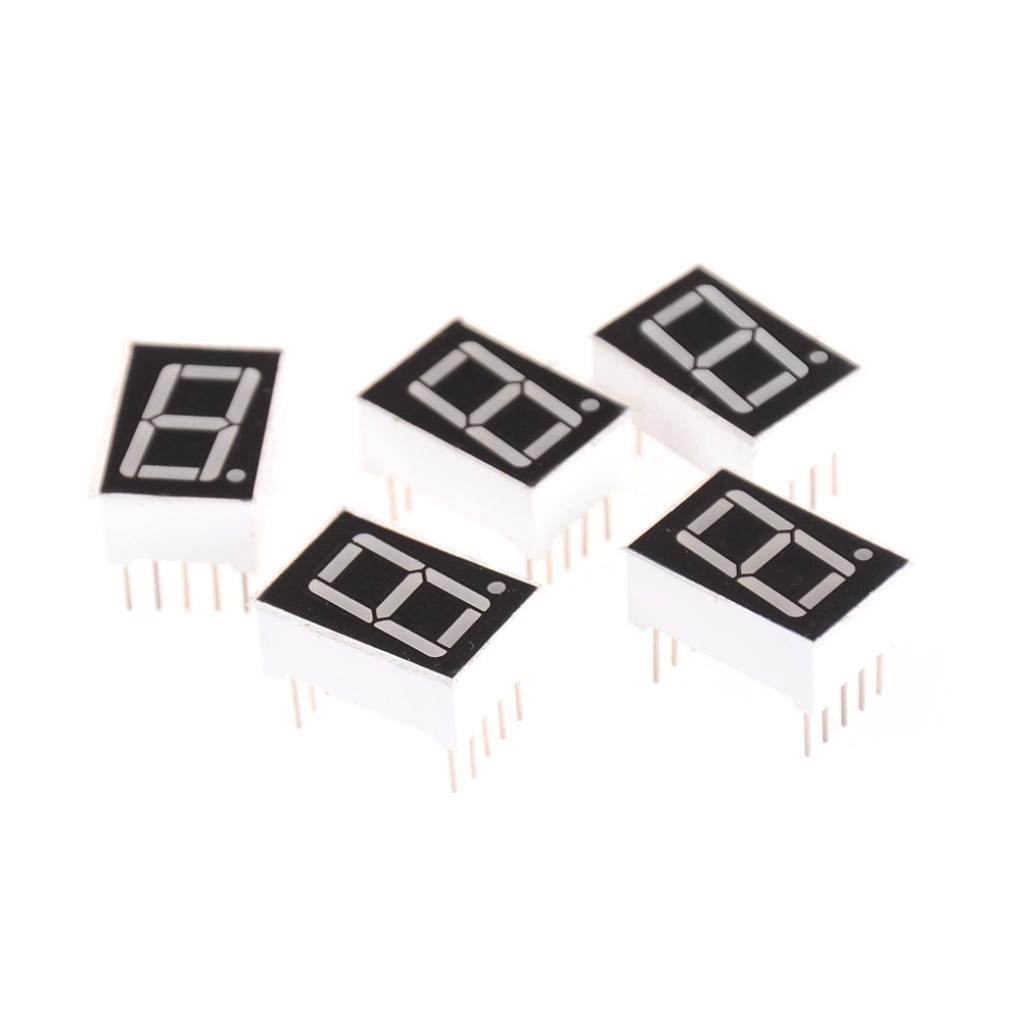 0.56" inch 7 Segment Display Red Common Anode / Common Cathode 10pins 1 ...