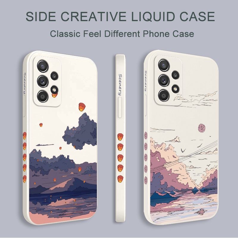 Phone Case For Samsung Galaxy A72 A52 A52S A42 A32 4G 5G Anime Scenery ...