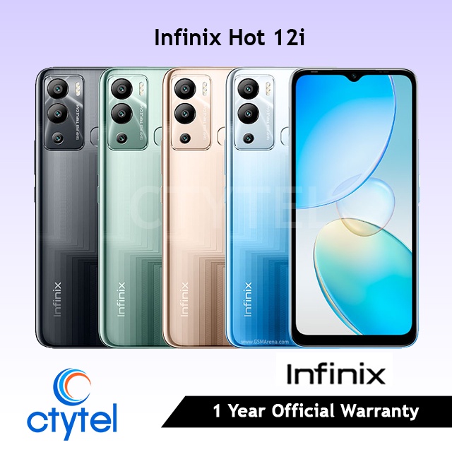 Infinix Hot 12i 1 year warranty | Shopee Philippines