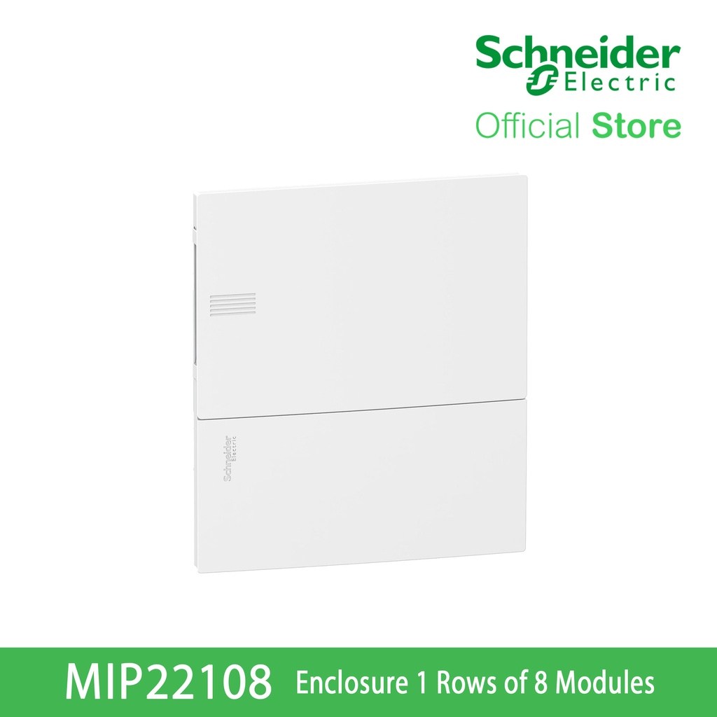 Schneider Enclosure, Resi9 MP Flush Mounting 1 Rows of 8 Modules IP40 ...