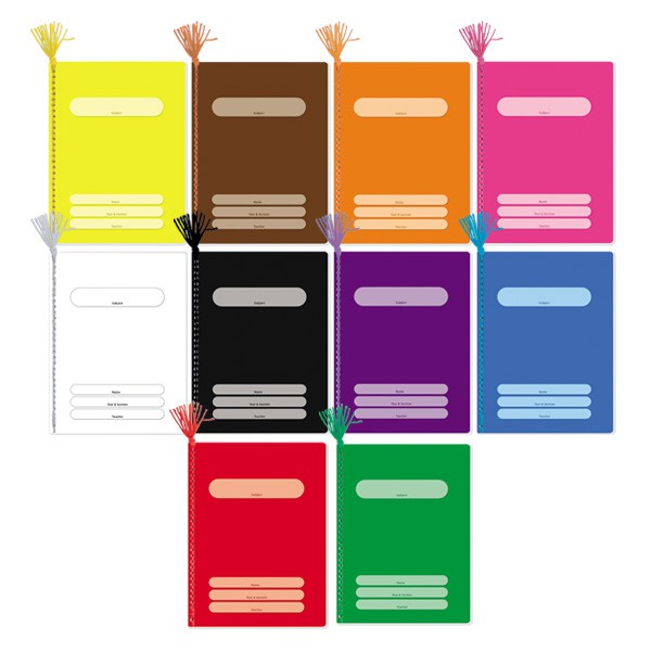 Orions Color Coding Yarn Notebook Set of 10 | Shopee Philippines