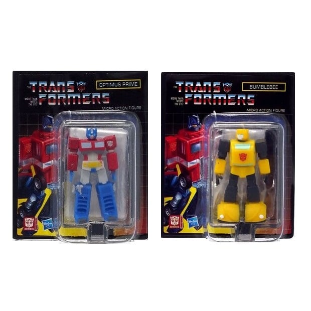 Hasbro Transformers Worlds Smallest Action Micro Figures Optimus Prime ...