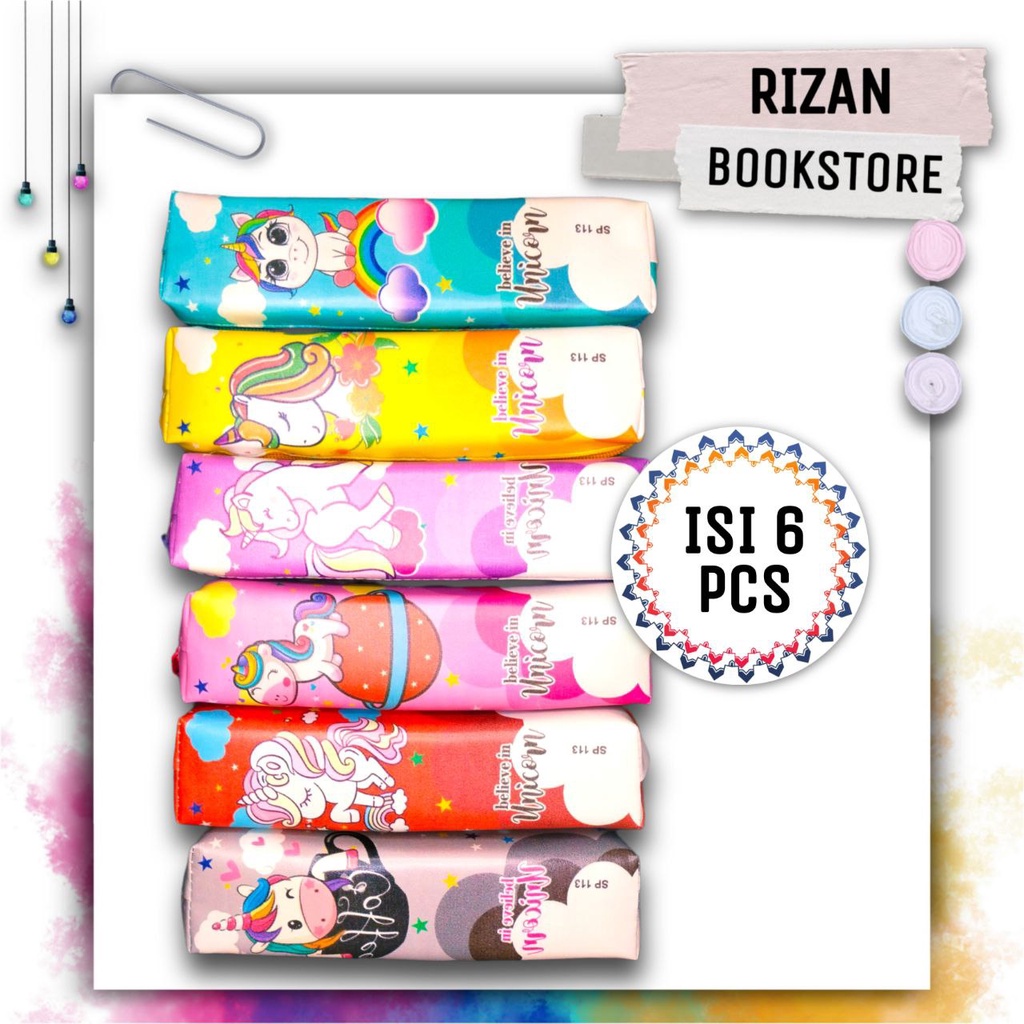 Reseller Package Unicorn Drawing Pencil Box (6Pcs) | Shopee Philippines