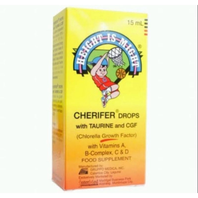 Cherifer Drops 15ml with Taurine and CGF | Shopee Philippines