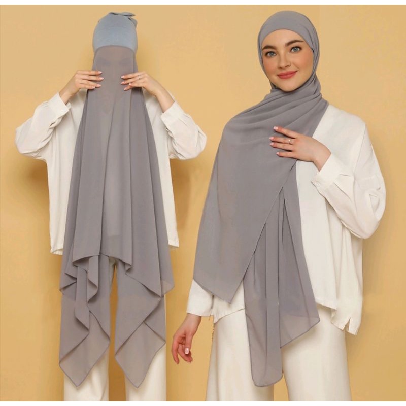 Pashmina INNER 2 IN 1 Material BABY DOLL | Pashmina viral | Shopee ...