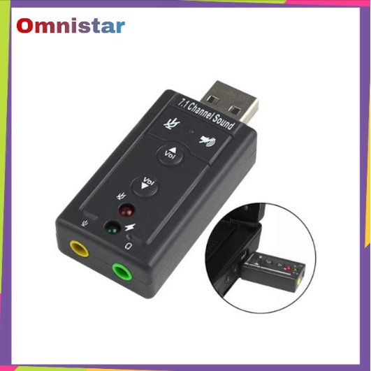Mini USB 2.0 Virtual External 7.1 Channel Sound Card Adapter | Shopee Philippines