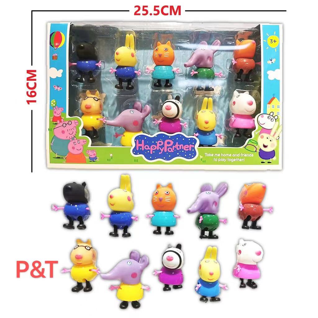 HAPPY PARTNER PIG COLLECTIBLES TOY GOOD QUALITY cod peppa pi | Shopee ...