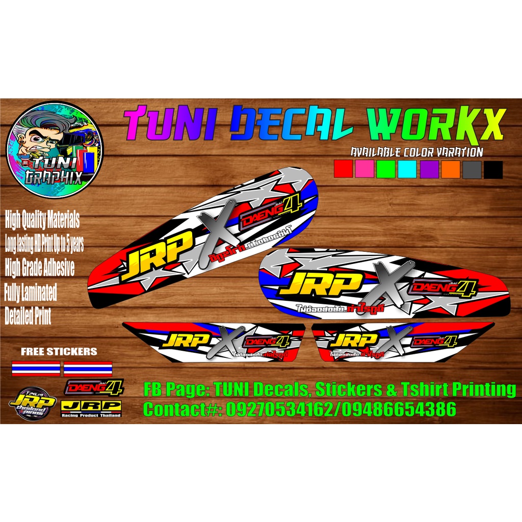 Yamaha RS 100 Stock JRP X DAENG Decals V1 W/ freebies | Shopee Philippines