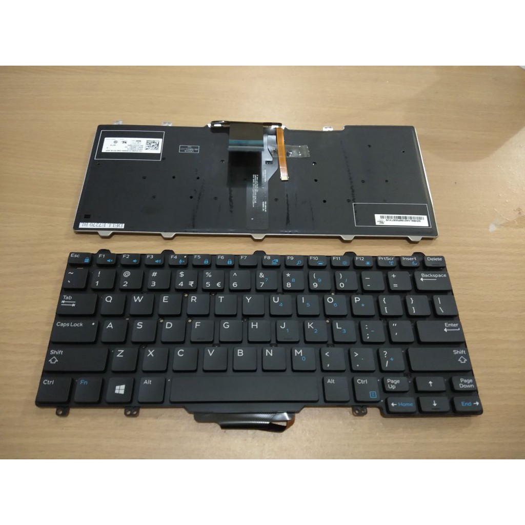 Dell Laptop Keyboard Latitude E7270/7270 US layout Black Backlit ...