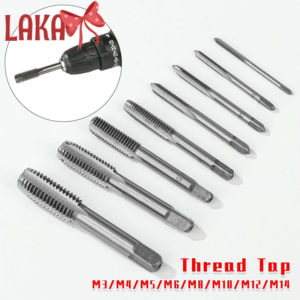 LAKAMIER 2PCS/Set M3~M14 Thread Tap Set HSS Screw Threading Kit Hand ...