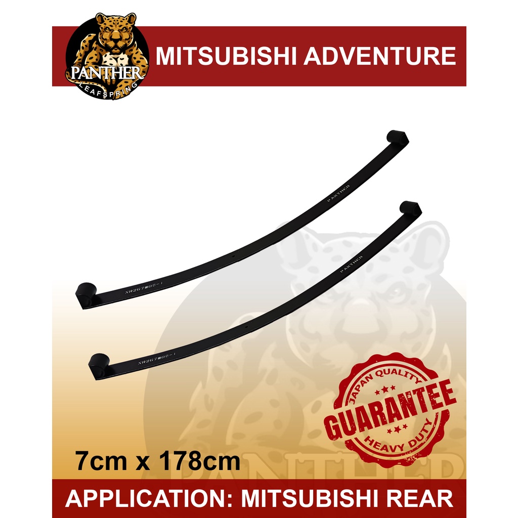 Molye / Leaf Spring for Mitsubishi Adventure Rear (MATIBAY) | Shopee ...