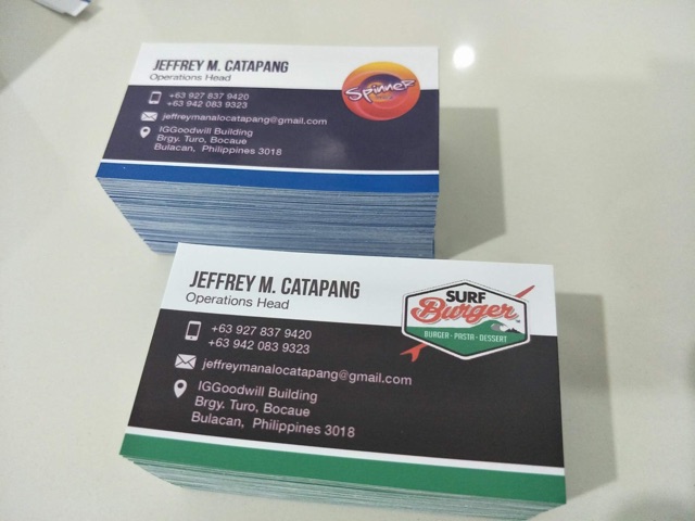 Calling Card 100pcs / Quality Prints | Shopee Philippines