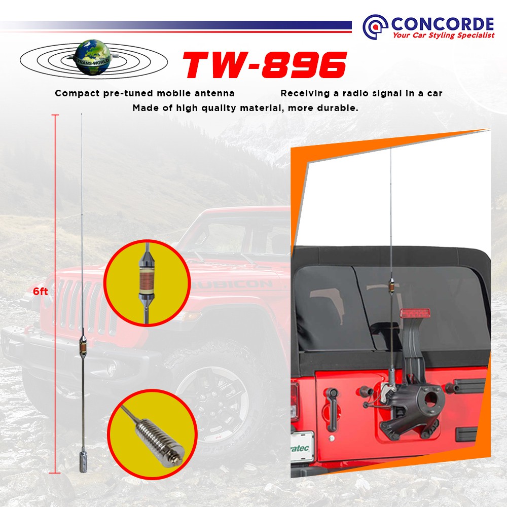 Transworld Antenna with Red Coil | Shopee Philippines