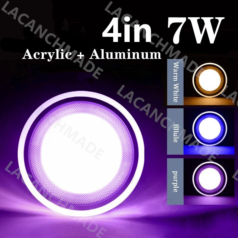 LED Tri color pin light ceiling light Recessed downlight drive tricolor ...