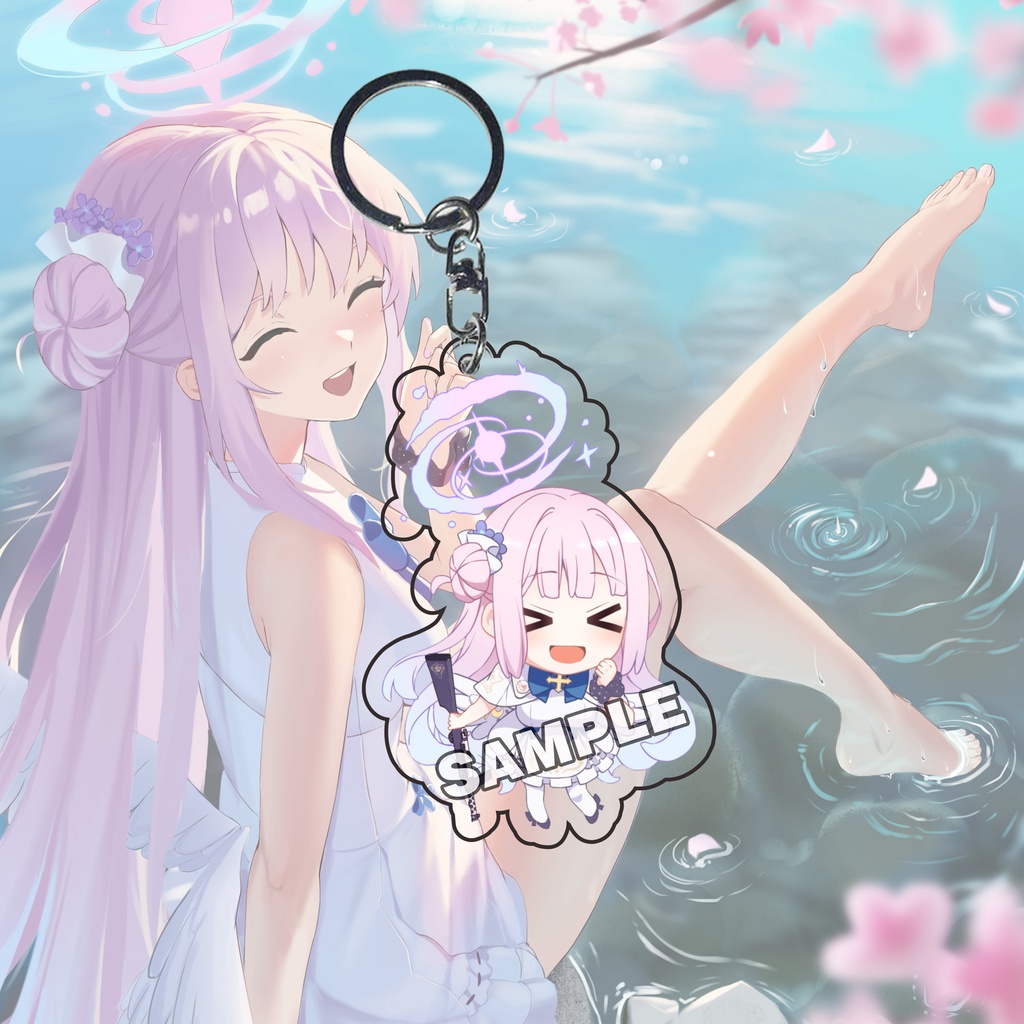 HP GANTUNGAN Blue Archive Mika Misono Keychain - Key Chain - Cellphone ...