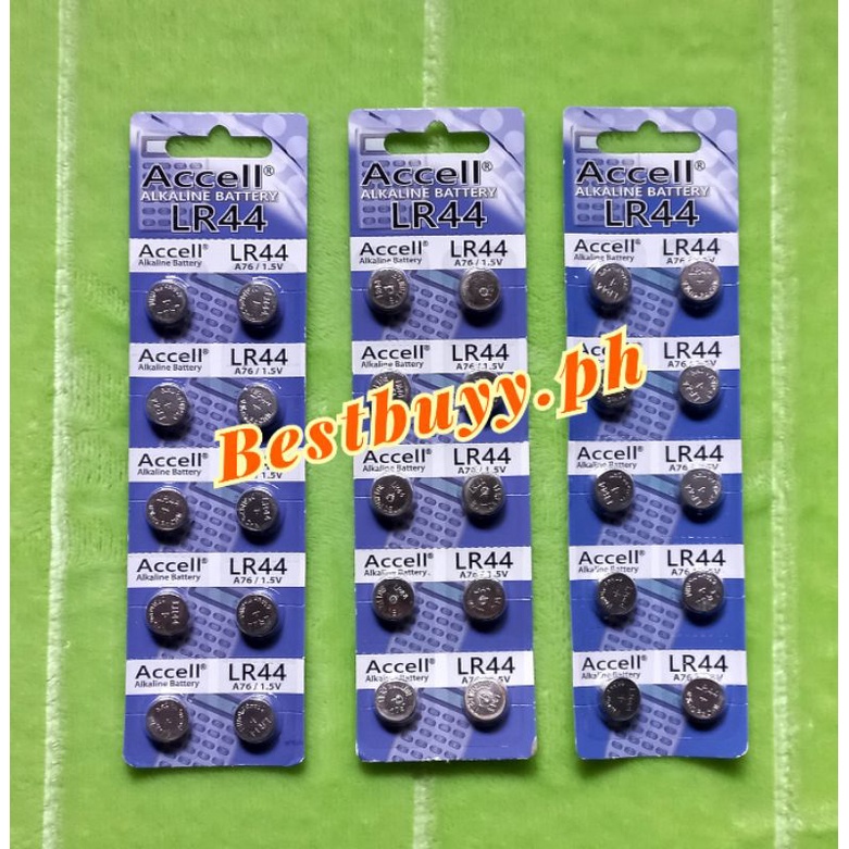Accell LR44 A76 Alkaline Battery 1.5v | Shopee Philippines