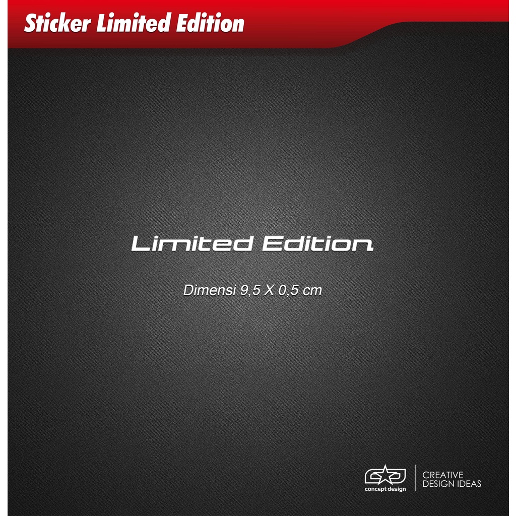Limited Edition Sticker | Shopee Philippines