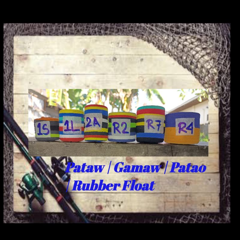 100 pcs - PATAW | GAMAW | PATAO | RUBBER FLOAT | PALUTANG SA LAMBAT ...
