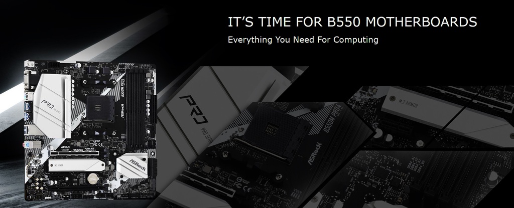 Asrock B550M Pro4 Motherboard - AMD, B550, DDR4, MATX | Shopee Philippines