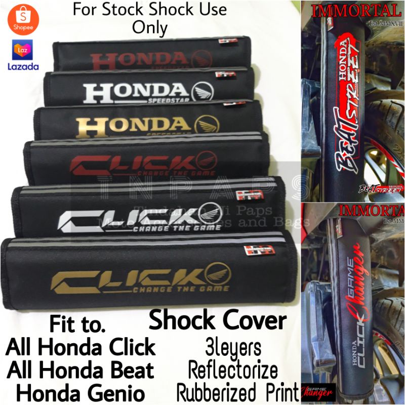 Shock Cover For All Honda Click , All Honda Beat, Honda Genio (For ...