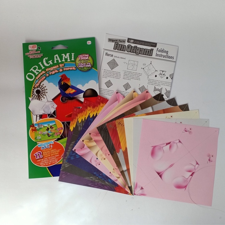 [LPF] Origami Paper Folding Kit 12 pcs | Shopee Philippines
