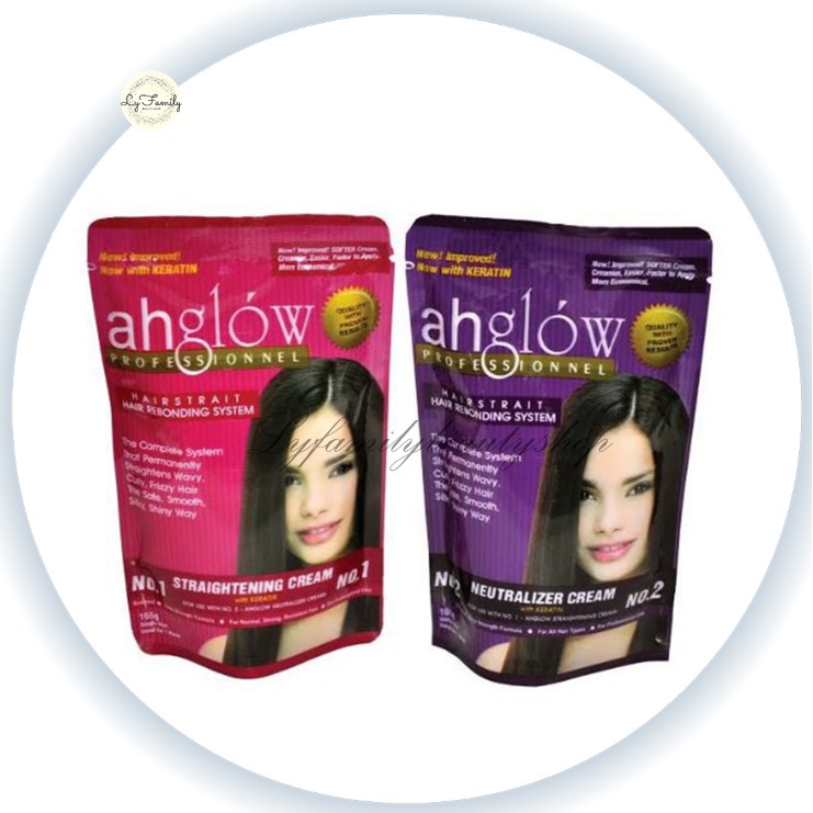 Ahglow Hair Rebonding Set 165g Rebond | Shopee Philippines