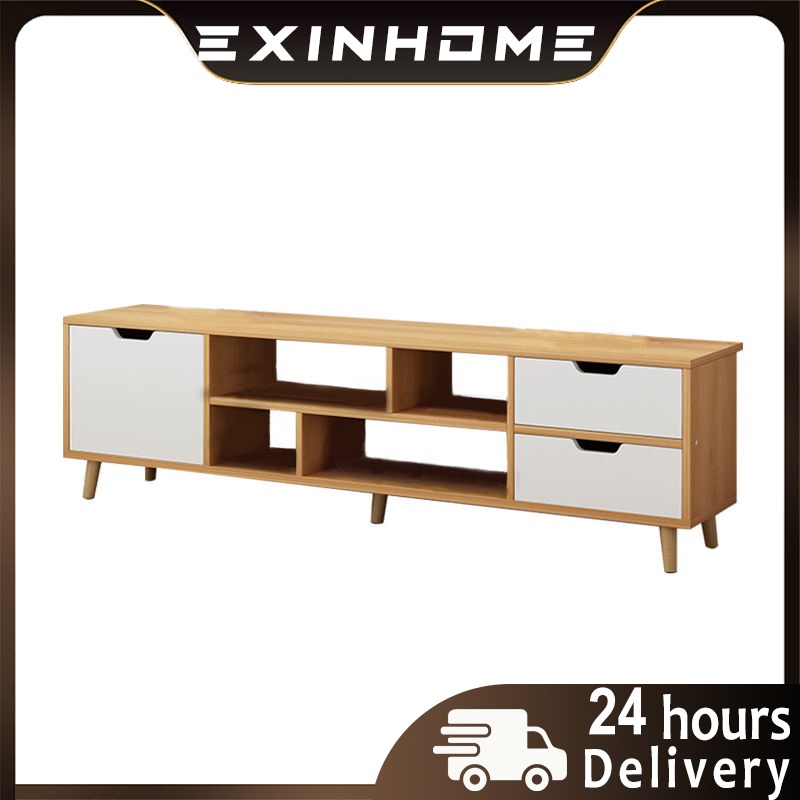 [IN STOCK] TV Rack Furniture 120/140 cm TV Stand Cabinet 55'' TV for ...