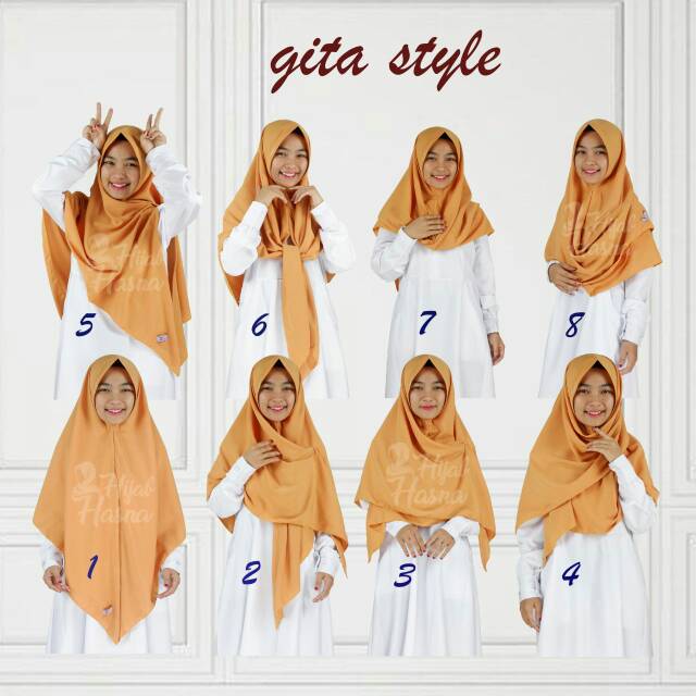 Instant Hijab Triangle By Hasna Hijab (Can Be Form 8 Styles On The woww ...