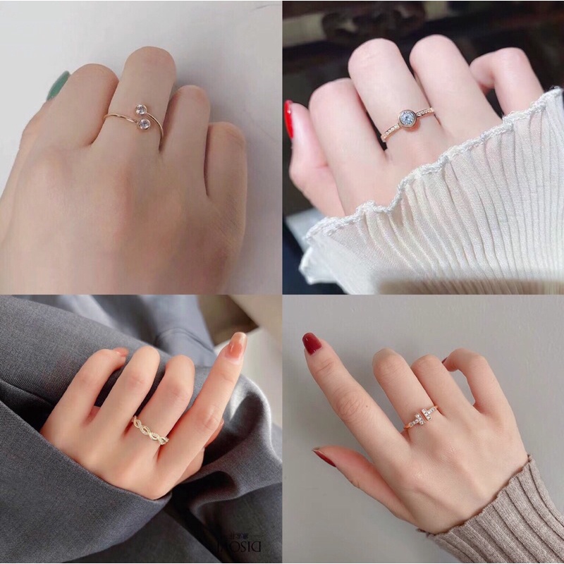 YH fashion ladies ring (adjustable) Accessories for women | Shopee ...