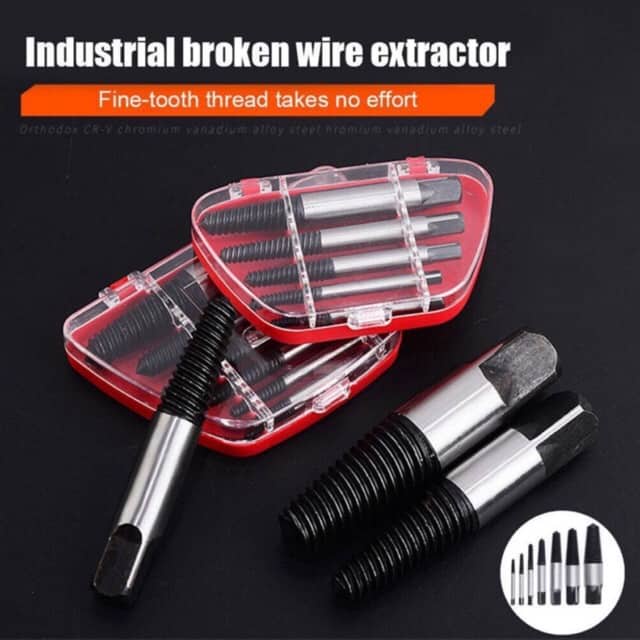 ANTON BOLT EXTRACTOR THREADED SET BROKEN BOLT REMOVER | Shopee Philippines