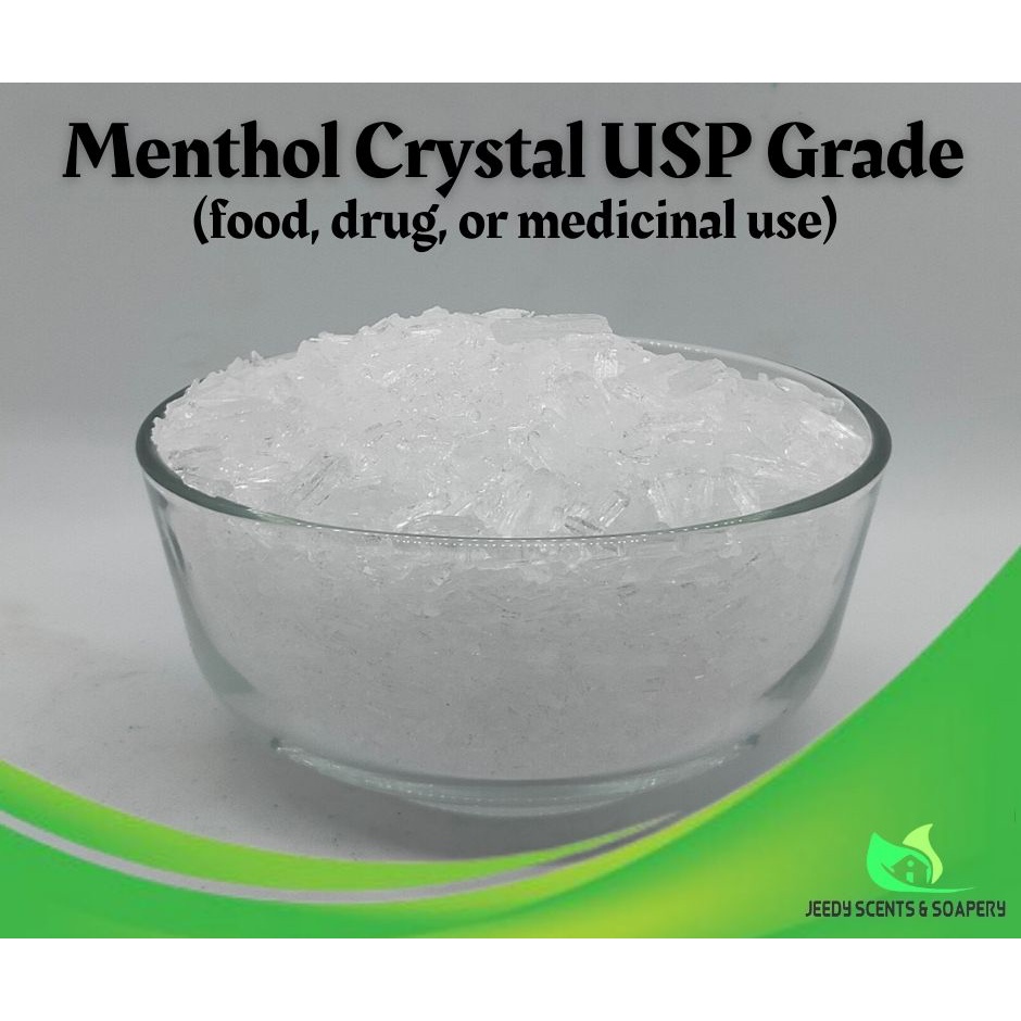 Menthol Crystal - USP, Food, Medicinal use | Shopee Philippines